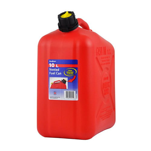 Plastic 10 Litre Fuel Can - Includes Pourer Spout – Small Engine ...